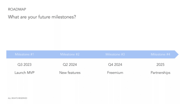 Startup Pitch Deck: the Roadmap Slide [+ Examples]