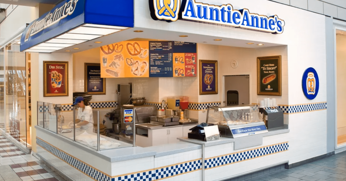 Auntie Anne's Franchise Costs $150K – $625 (+ 2024 Profits)