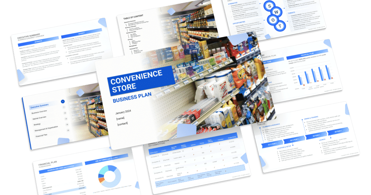 Convenience Store Business Plan Convenience Store Business Plan