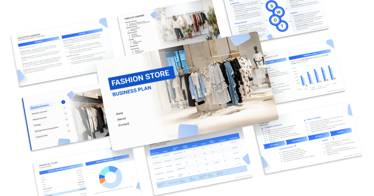 Fashion Store Business Plan