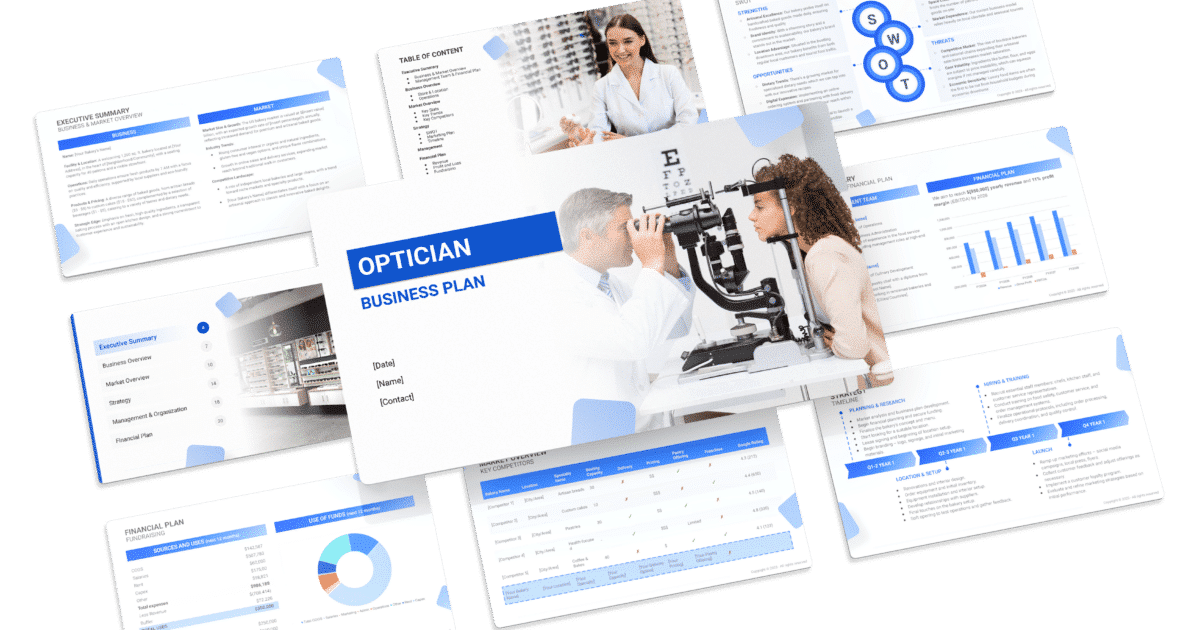 Optician Business Plan