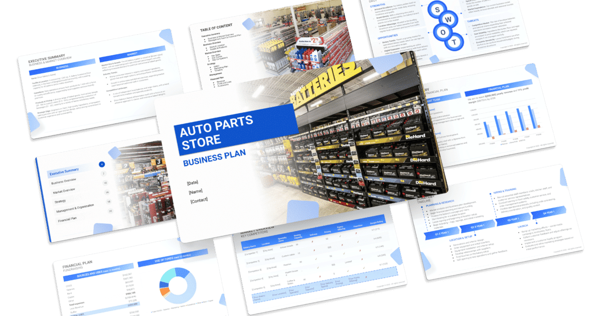 Auto Parts Store Business Plan