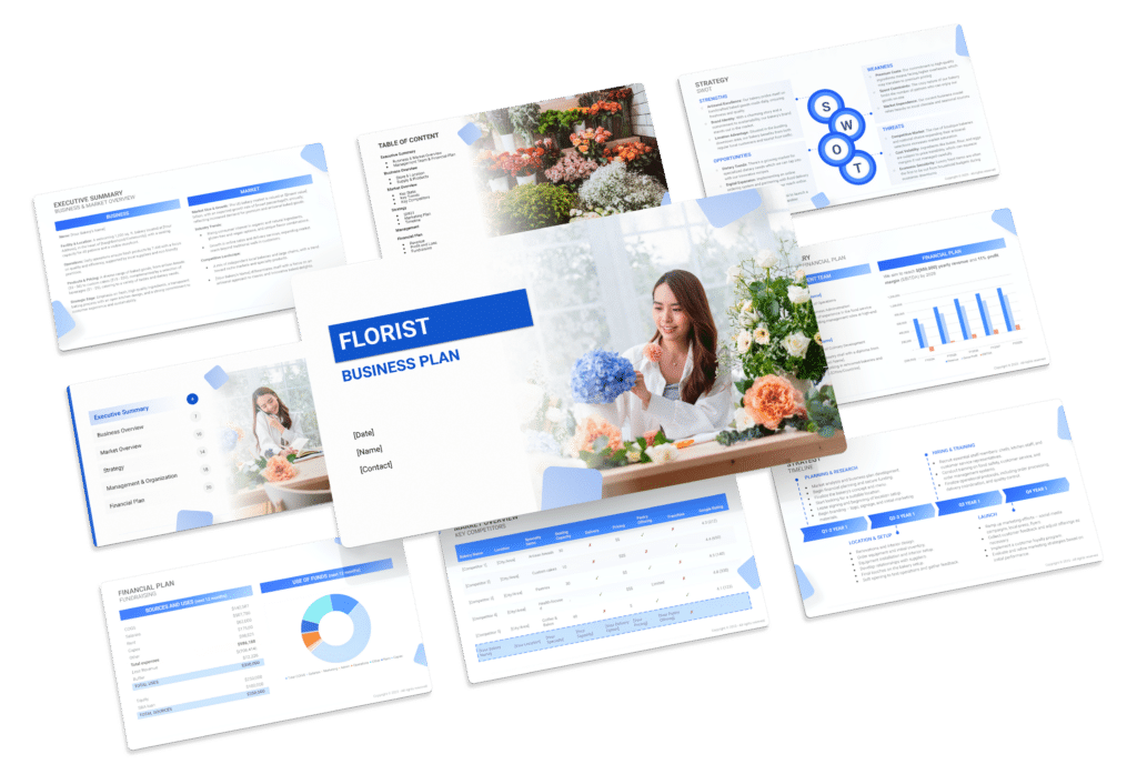SWOT Analysis for a Florist (Example) - SharpSheets
