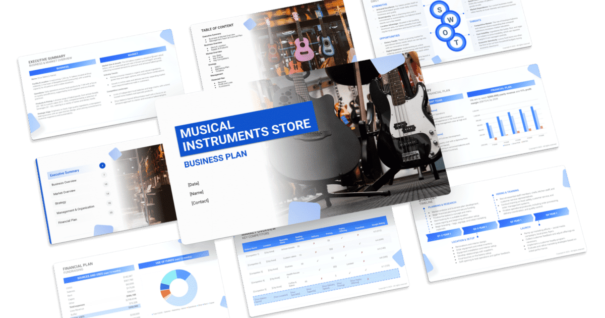 Musical Instruments Store Business Plan