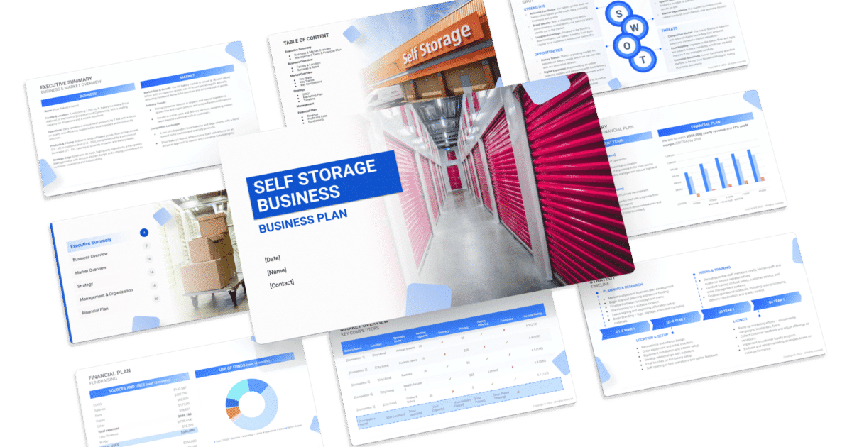 Self Storage Business Plan