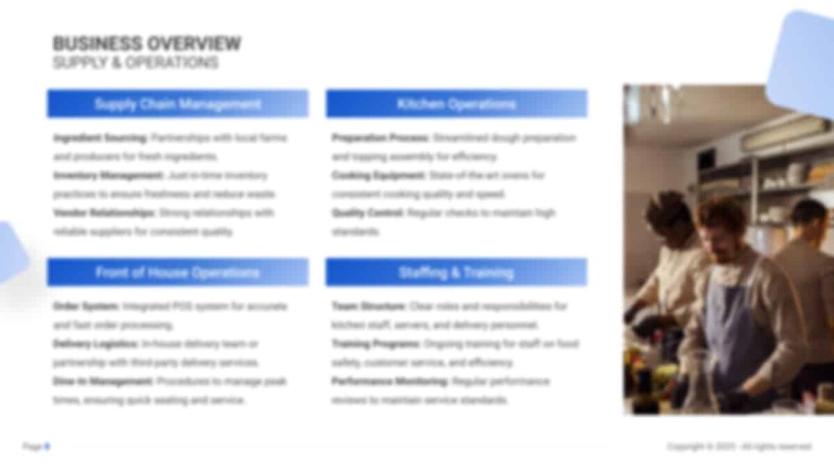 Restaurant Business Plan Template & PDF Example - SharpSheets