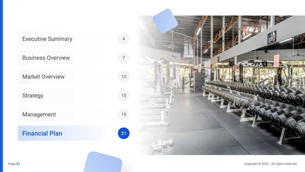 Gym Business Plan Template & PDF Example