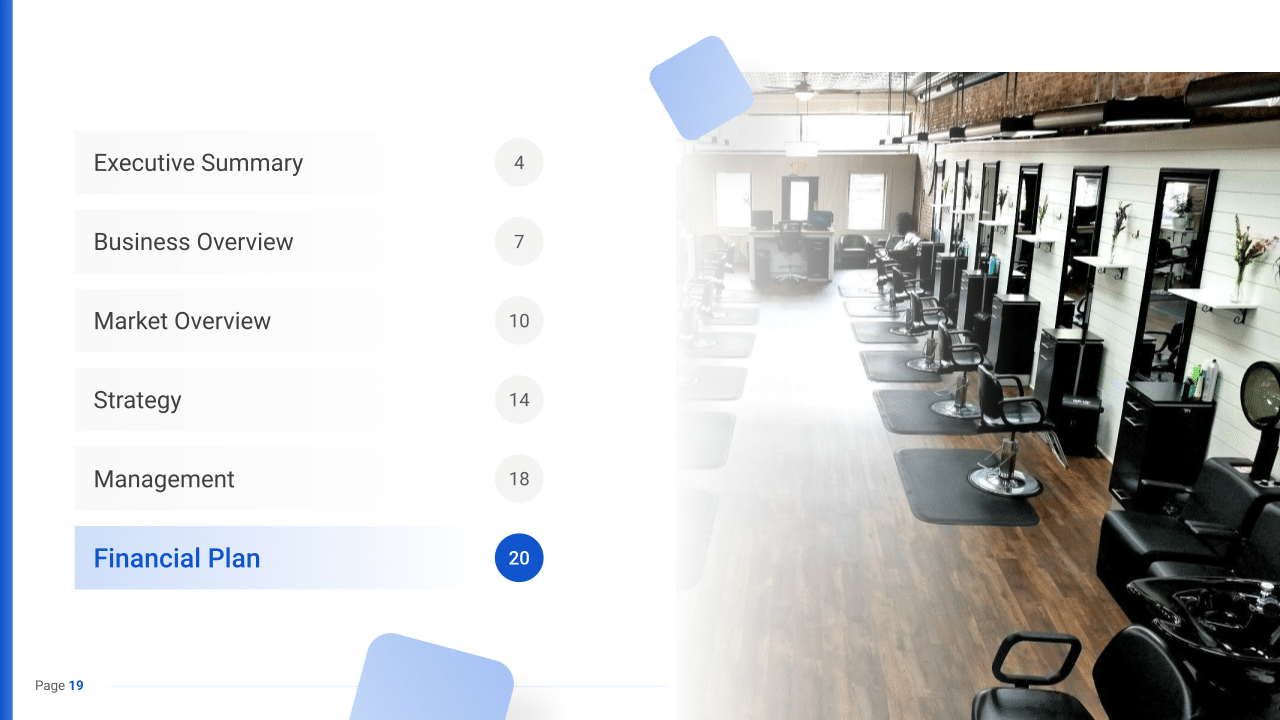 Beauty Salon Business Plan Template & PDF Example - SharpSheets