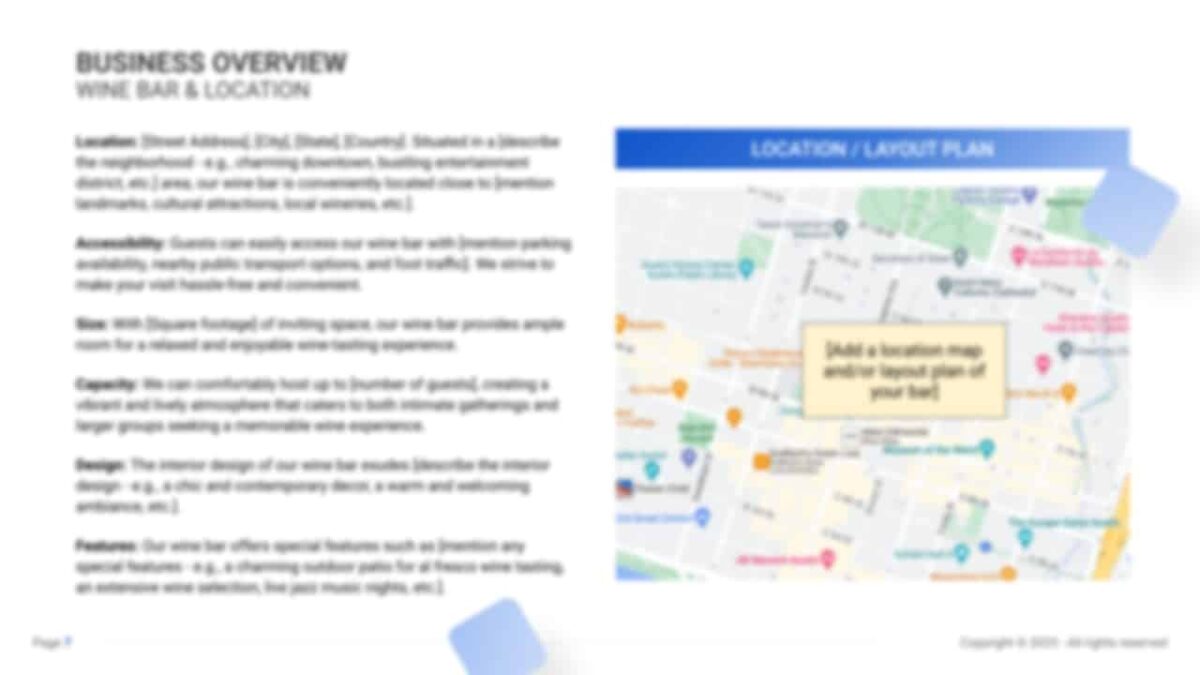 Wine Bar Business Plan Template & PDF Example - SHARP
