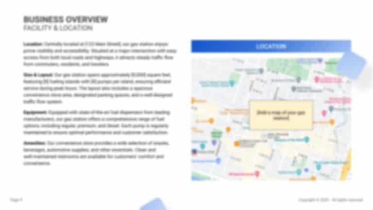 Gas Station Business Plan Template & PDF Example - SharpSheets